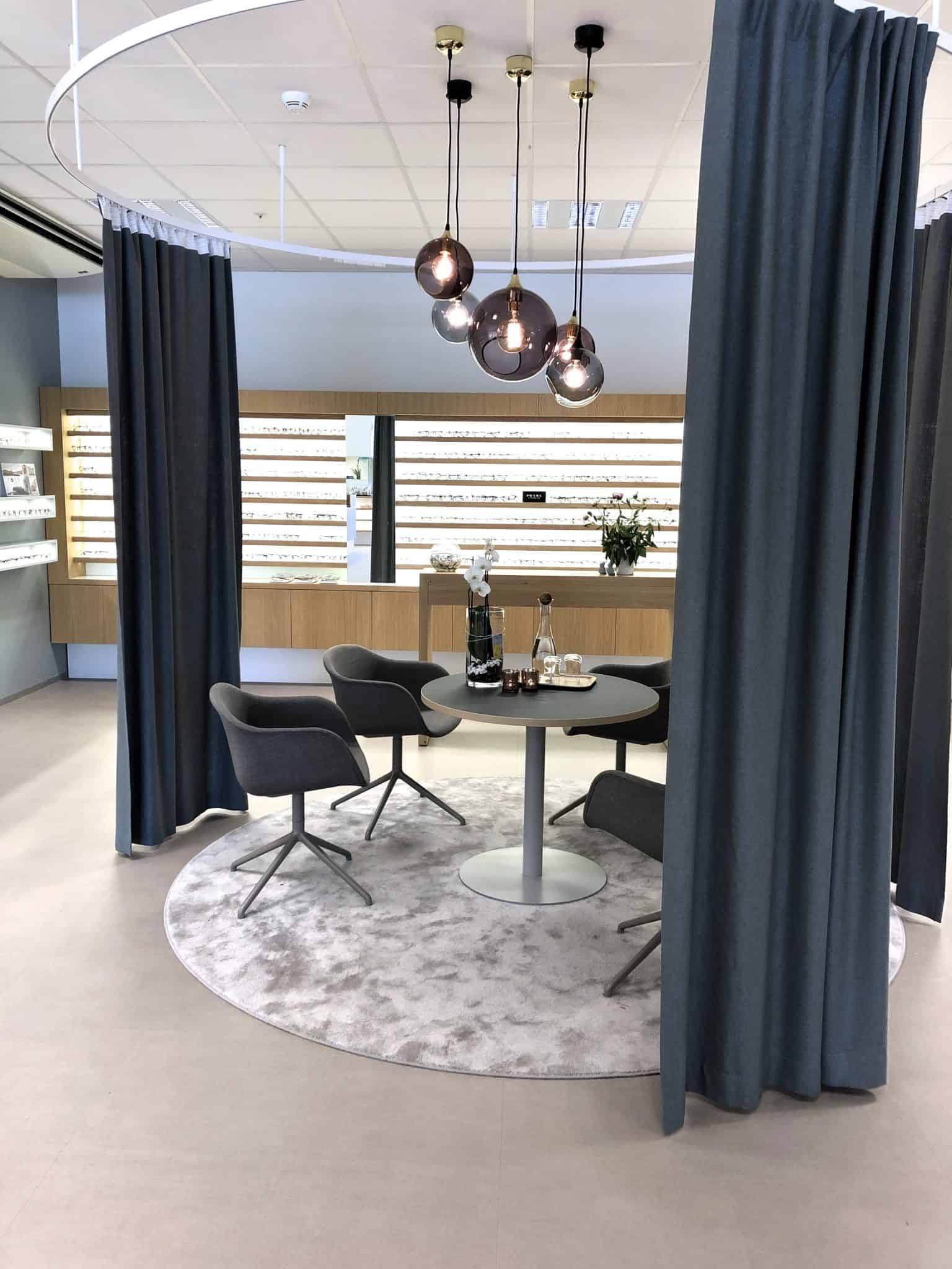 Optikk og syn - utvidelse av optikerbutikk - Cave & Cube Interiør